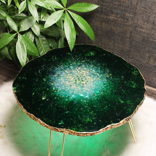 Resin Coffee Table Green - Etsy