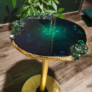 Emerald Crystal Table: Resin Art Online Video Course - Etsy