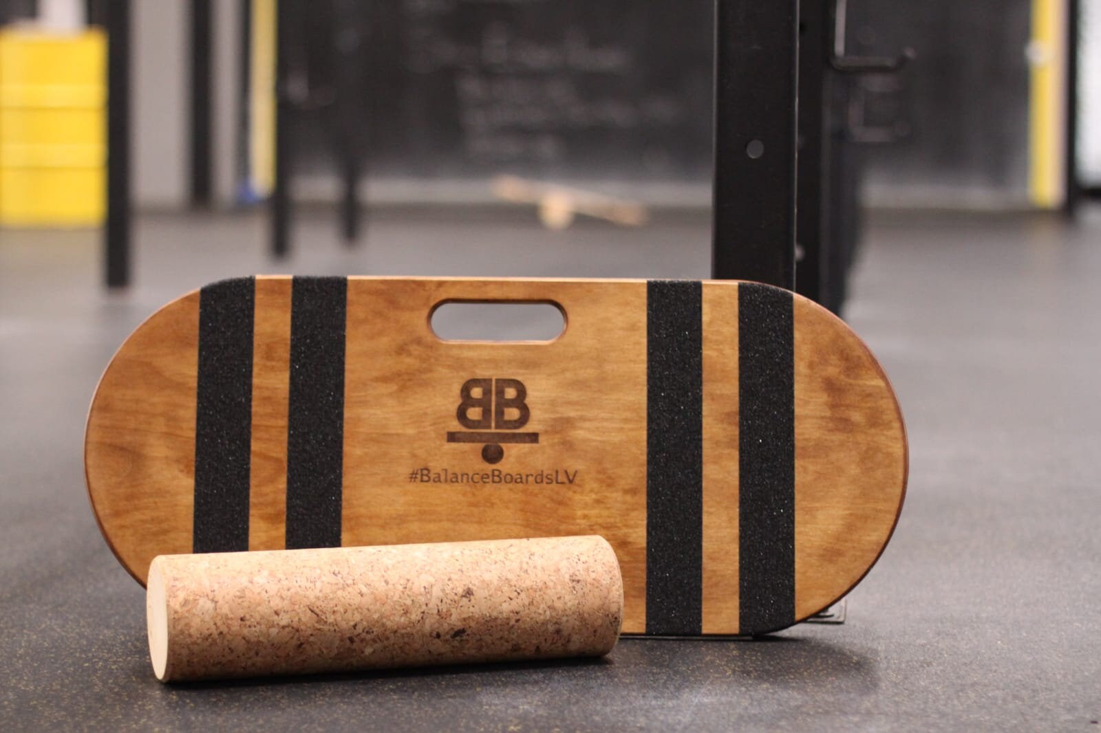Wooden Balance Board From Baltic Birch Plywood Handcrafted /cork Roller ...