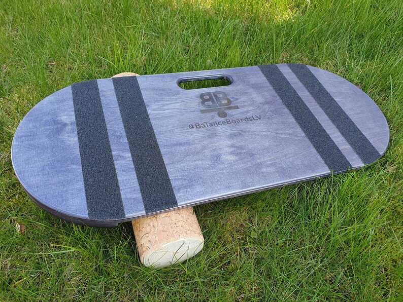 Wooden Balance Board From Baltic Birch Plywood Handcrafted /cork Roller ...