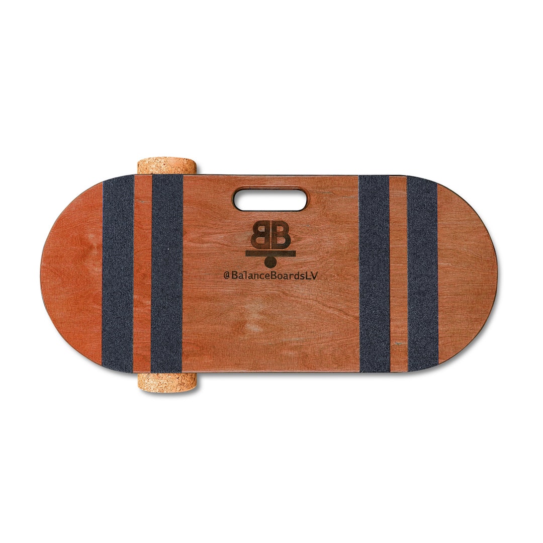 Wooden Balance Board From Baltic Birch Plywood Handcrafted /cork Roller ...