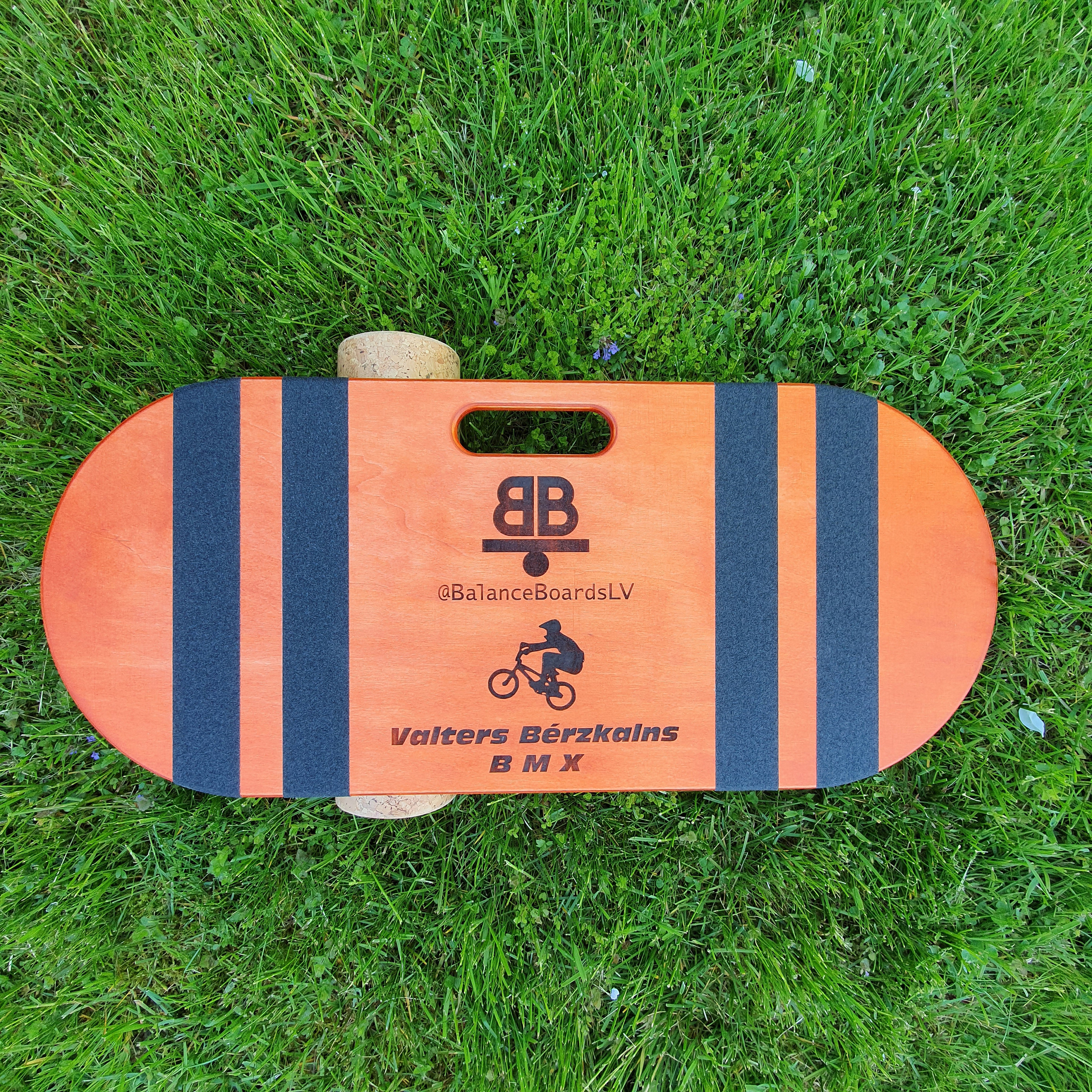 Wooden Balance Board From Baltic Birch Plywood Handcrafted /cork Roller ...