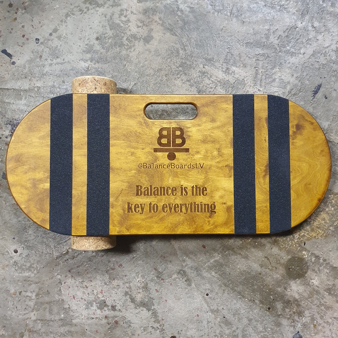 YOUR Personalistation Wooden Balance Board From Baltic Birch Plywood ...