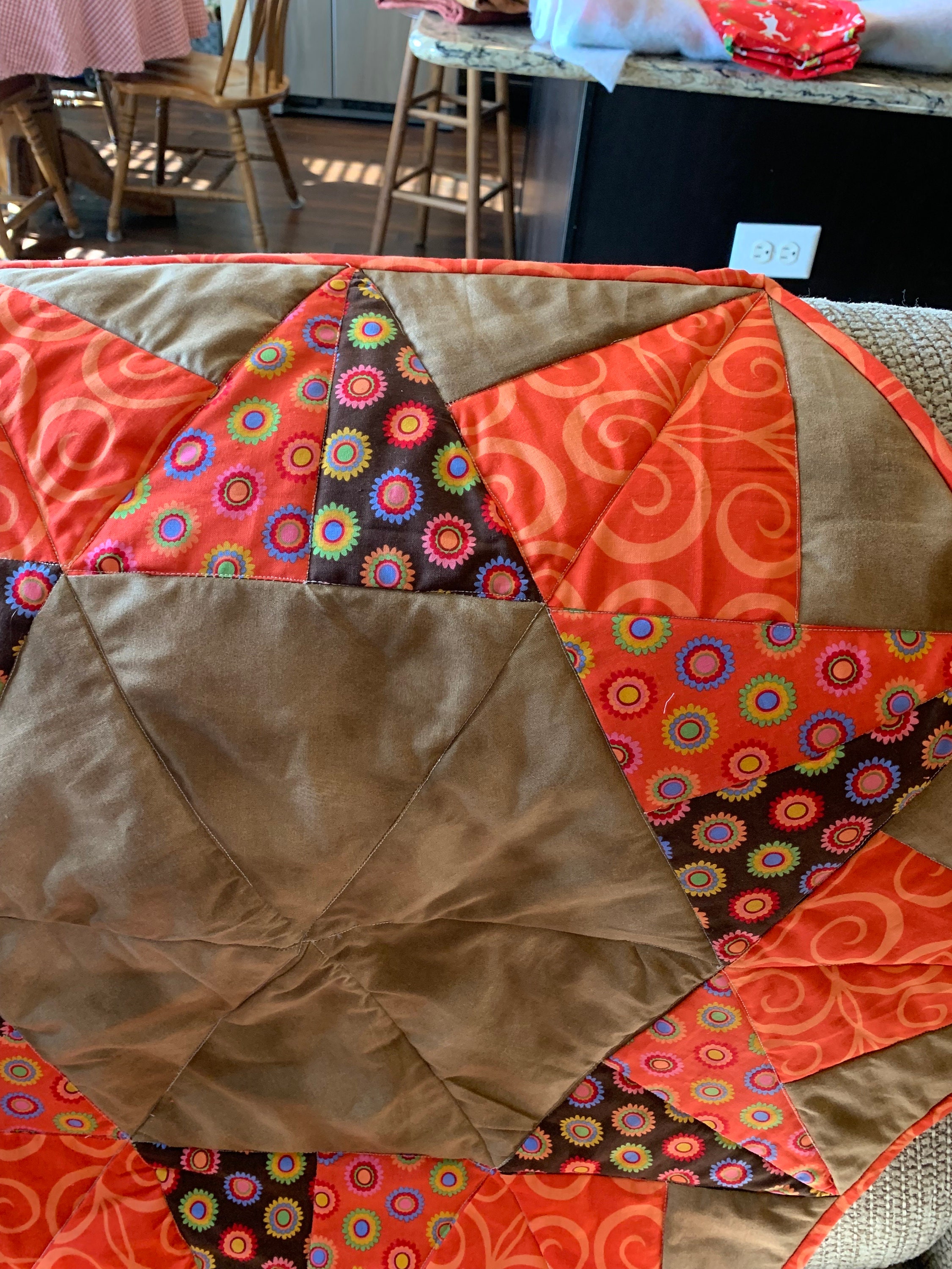 Quilted Fall Centerpiece Table Topper - Etsy