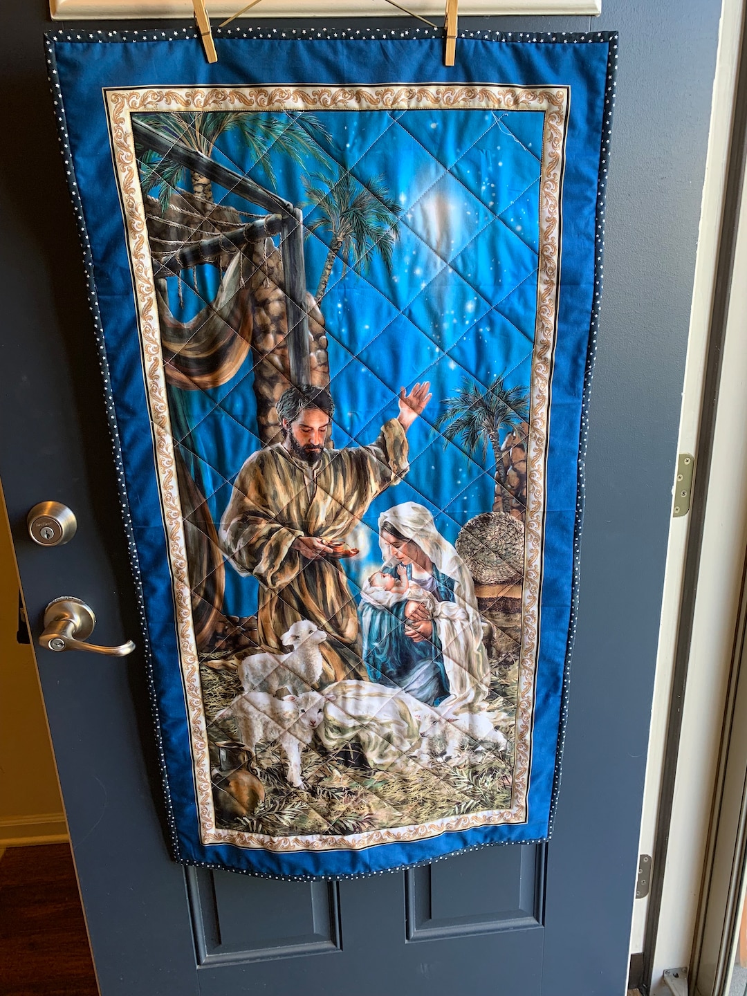 Quilted Nativity Scene Wallhanging - Etsy