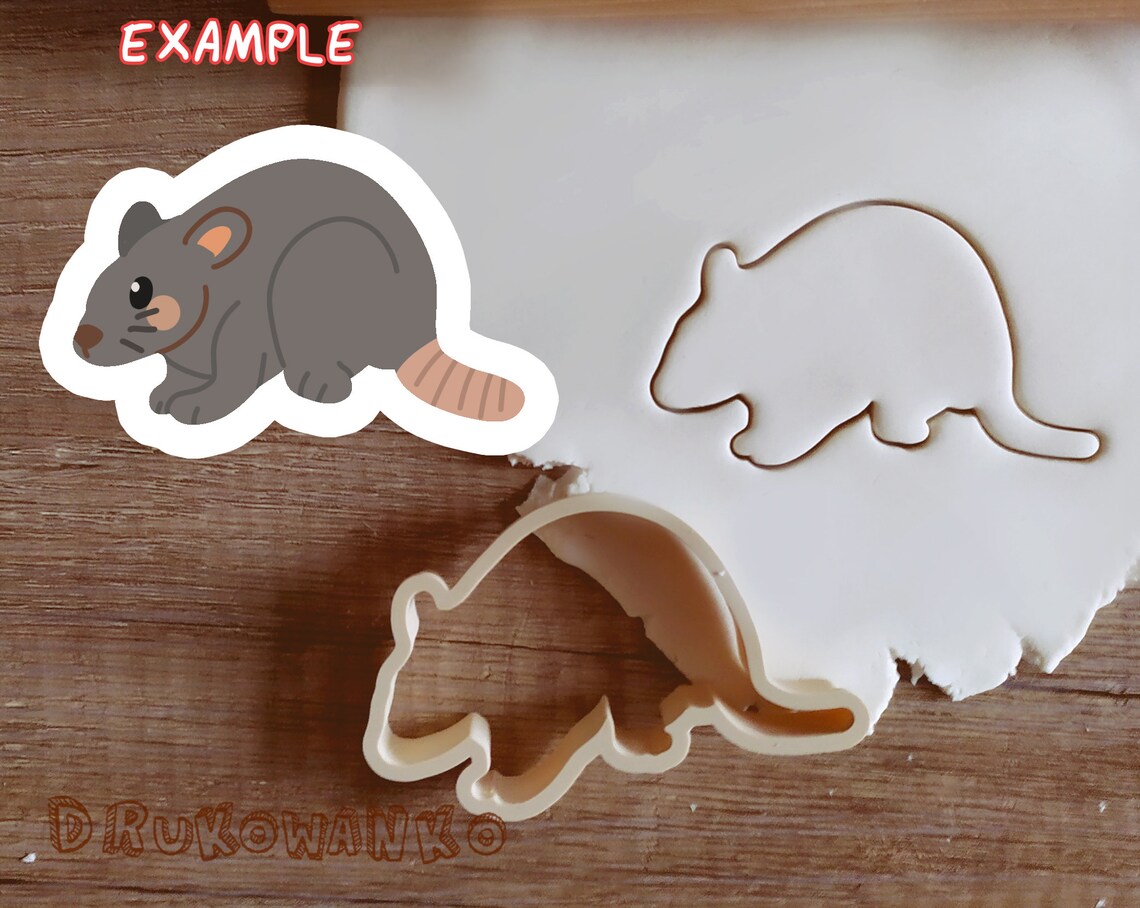 Rats Rat Rodent Cookie Cutter Pastry Fondant Dough Biscuit - Etsy