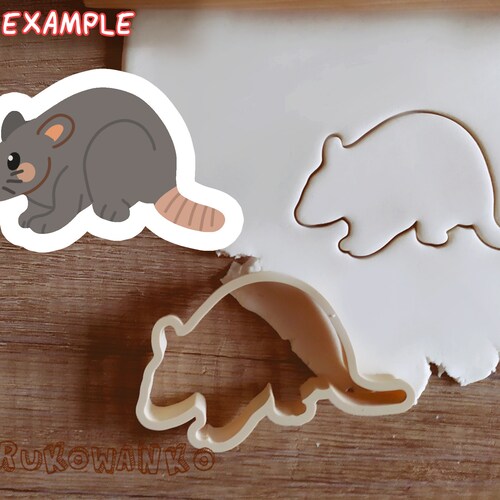 Standing Gerbil Rodent Cookie Cutter Pastry Fondant Dough - Etsy