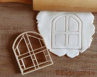 Alabaster Window Cookie Cutter From Mini to Large Arch Polymer Clay ...