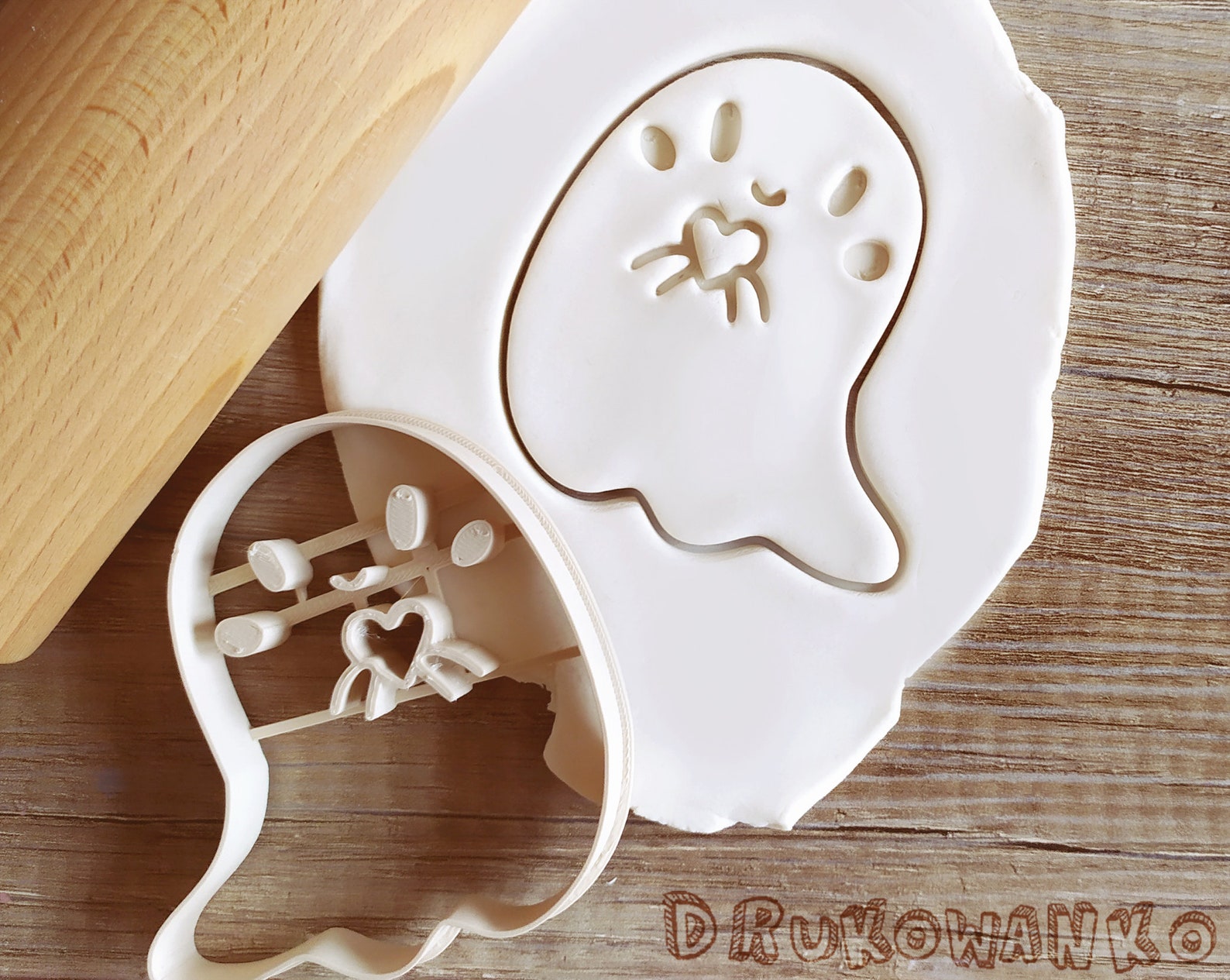 Halloween Ghosts Cookie Cutter Pastry Fondant Dough Biscuit - Etsy