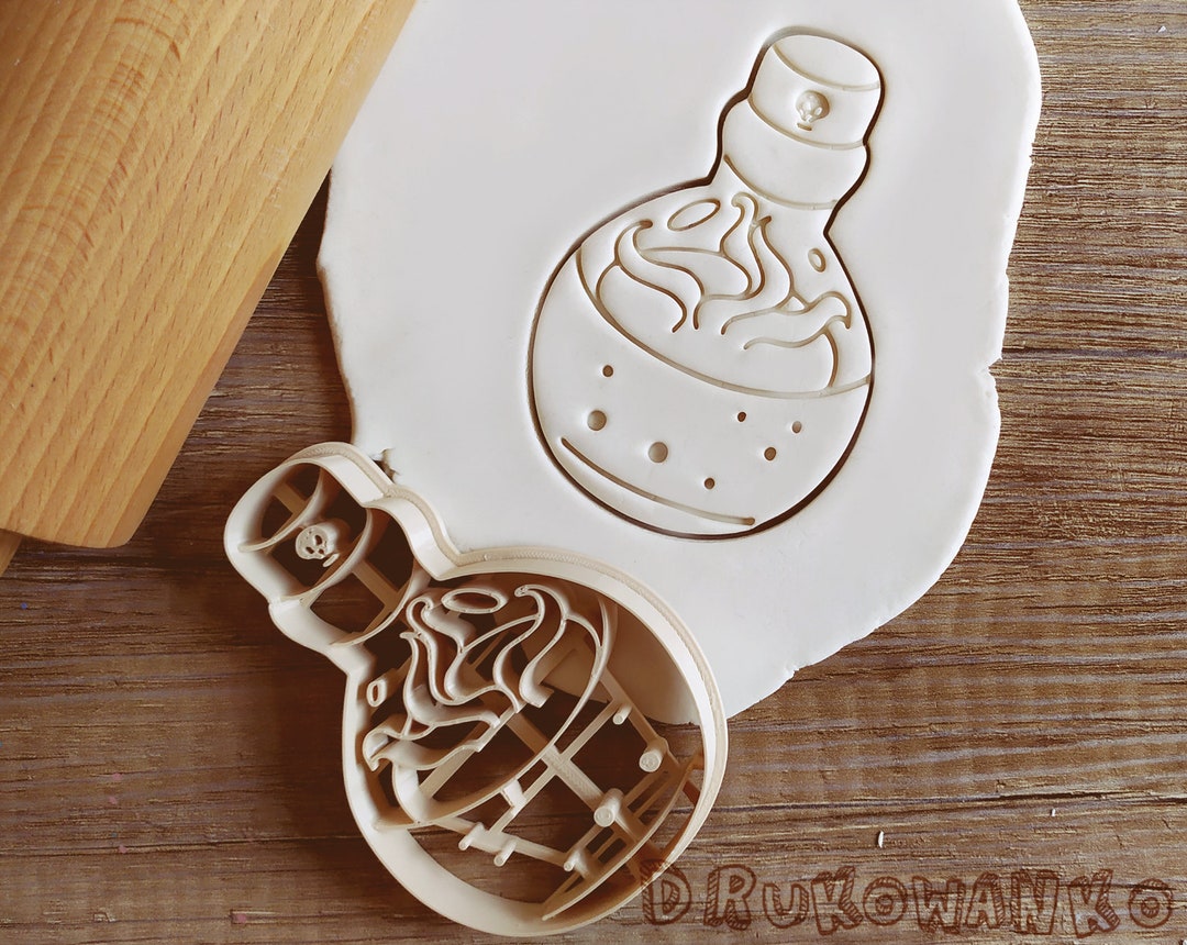 Magic Magical Flask Potion Cookie Cutter Pastry Fondant Dough Biscuit ...