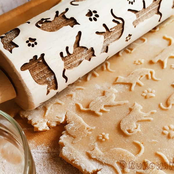 Cat Rolling Pin - Etsy