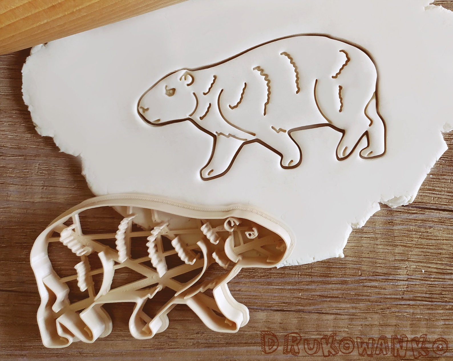 Capybara Set Wild Forest Cookie Cutter Pastry Fondant Dough Biscuit ...