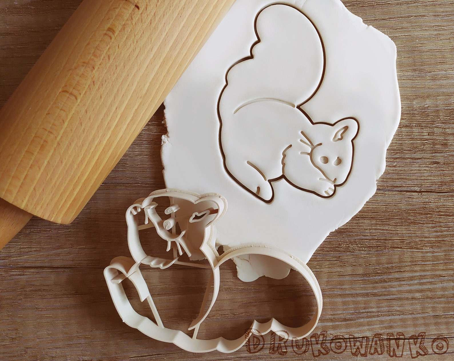 Squirrel Forest Cookie Cutter Pastry Fondant Dough Biscuit - Etsy