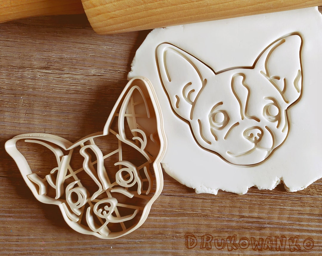 Chihuahua Mexico Dog Doggy Pet Animal Cookie Cutter Pastry Fondant ...