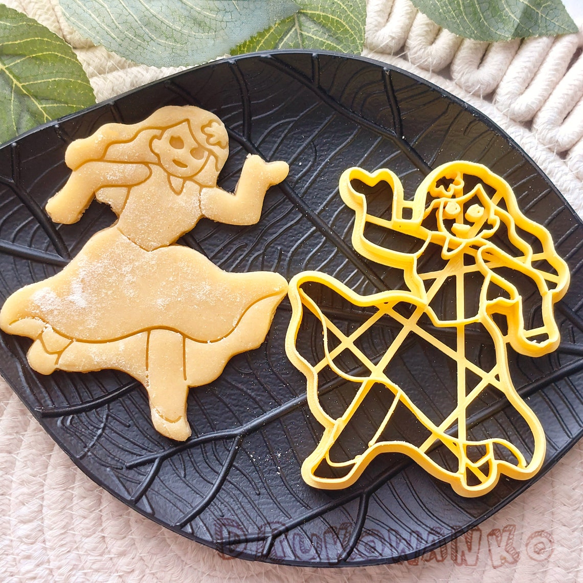 Dancing Woman Recital Big Dress Classic Emote Cookie Cutter Pastry ...