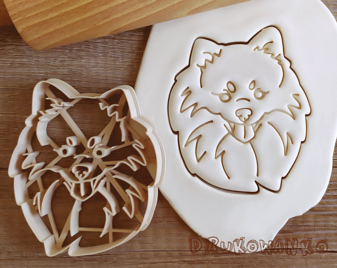 Pomeranian Dog Cookie Cutter Pastry Fondant Dough Biscuit - Etsy