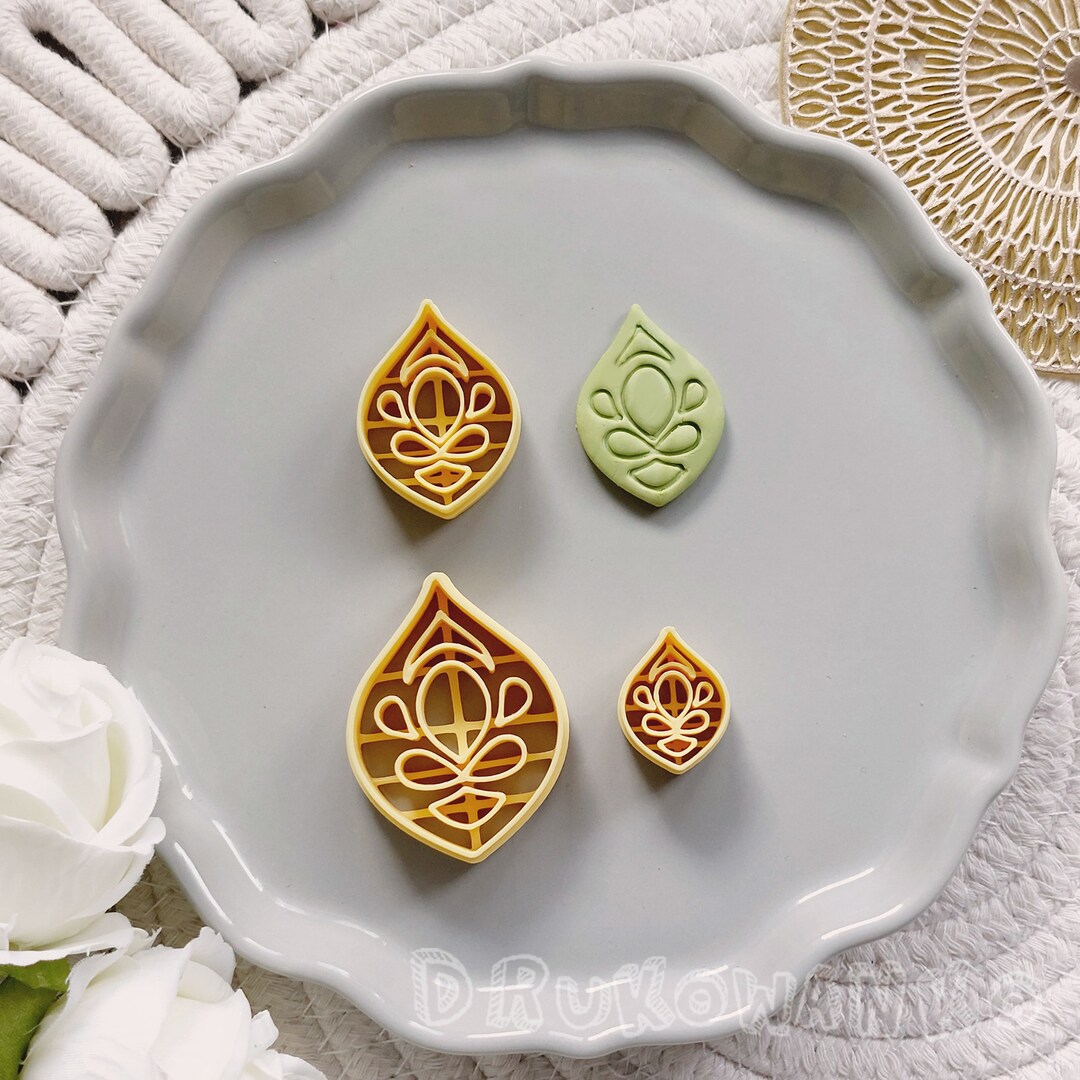 Drop Water Droplet Decorative Tear 1 Polymer Clay Cutter for Earring ...