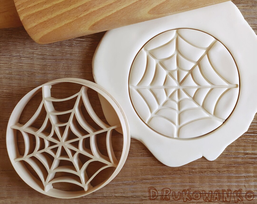 Halloween Cobweb Web Cross Scary Ghosts RIP Cookie Cutter Pastry ...