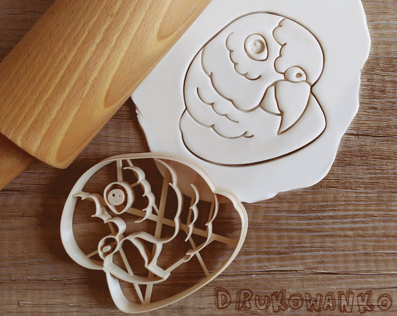 Parrot Birb Bird Cookie Cutter Pastry Fondant Dough Biscuit - Etsy