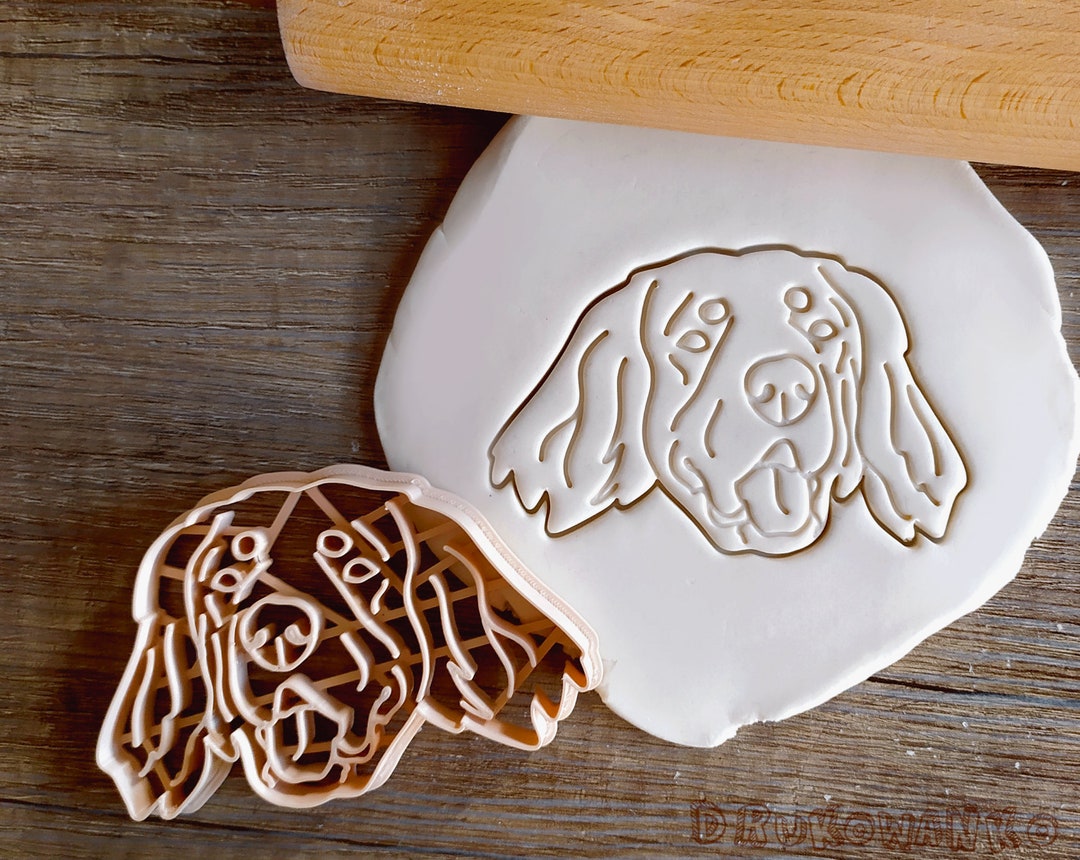 Hovawart German Dog Face Body Parson Dog Doggy Pet Animal Cookie Cutter ...