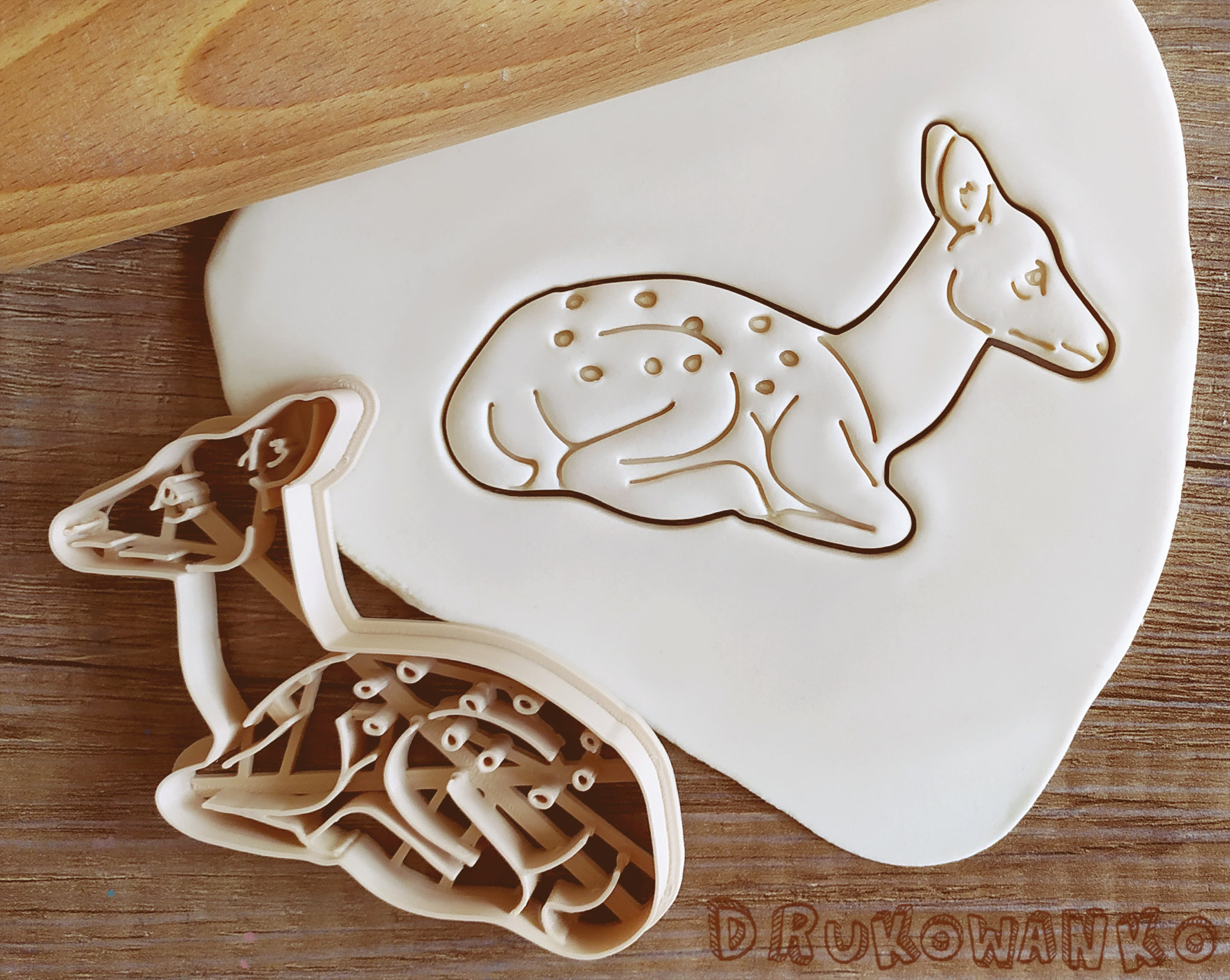 Sweet Little Deer Cookie Cutter Pastry Fondant Dough Biscuit - Etsy