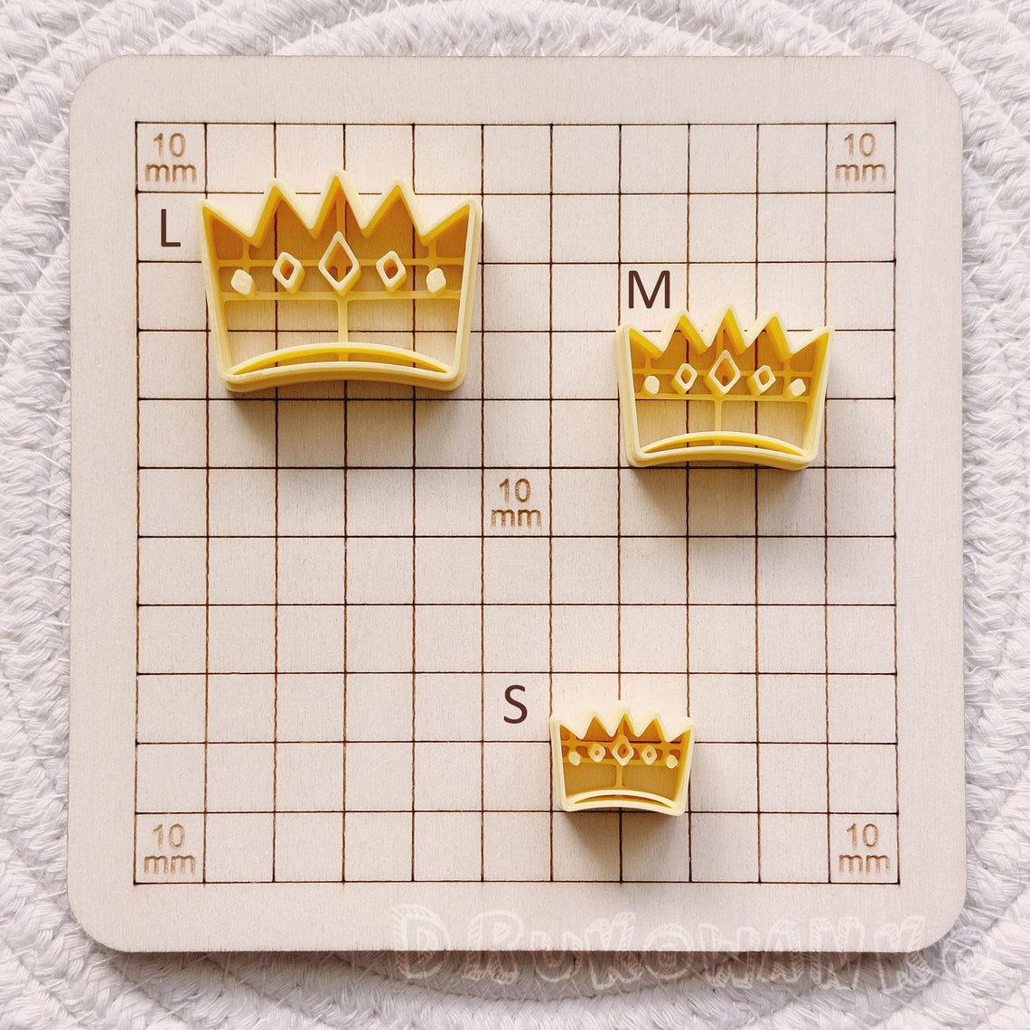 Crown King Queen Royal Palace Castle 2 Polymer Clay Cutter for Earring ...