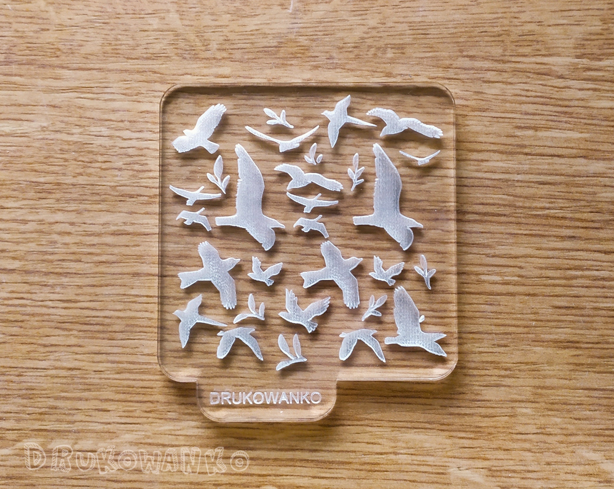 Bird Birds Animals Flying Wings - Embosser Stamp for Cookies, Cake ...