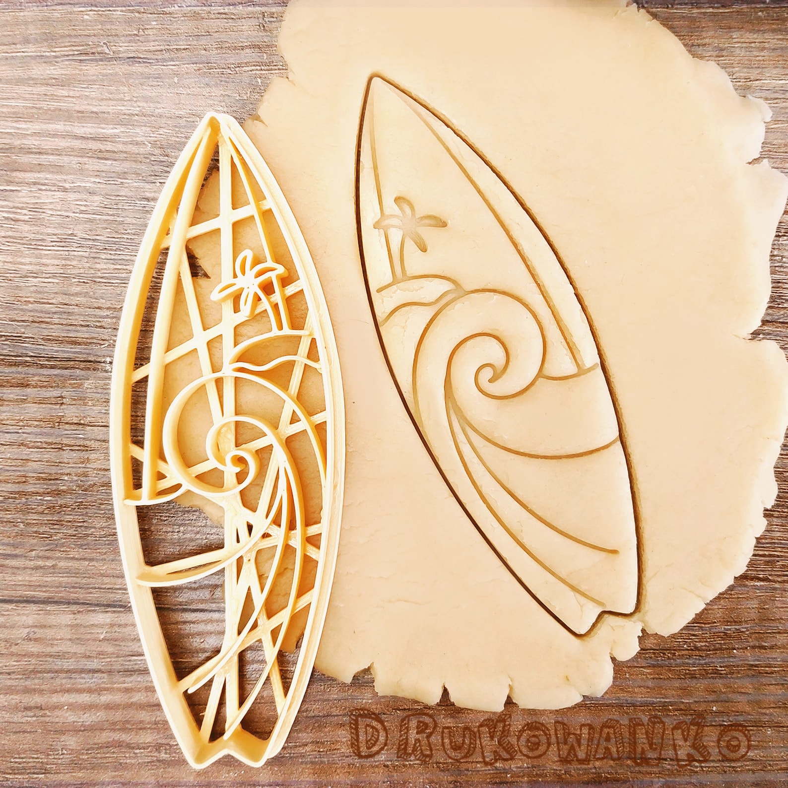 Surf Surfing Surfer Windsurfing Board Sport Sea Water Cookie Cutter ...