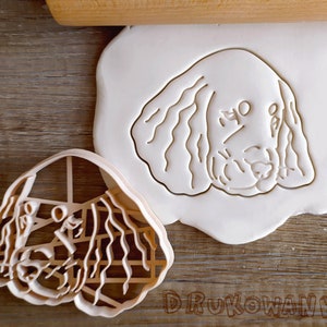 English Springer Spaniel Set of 3 Dogs Face Body Cookie Cutter Pastry ...
