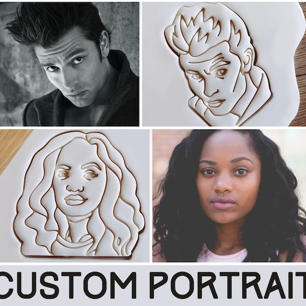 Custom Portrait Cookie Cutter - Etsy