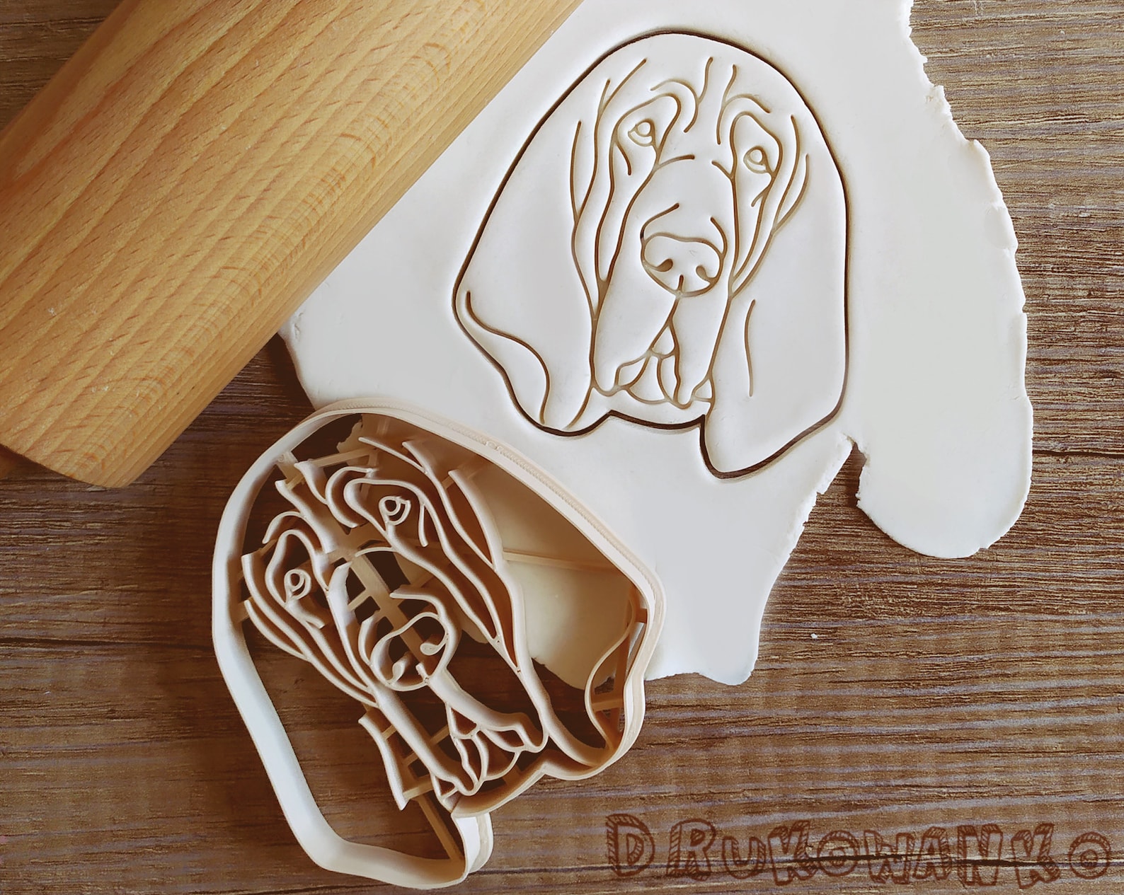 Bloodhound Dog Cookie Cutter Pastry Fondant Dough Biscuit | Etsy