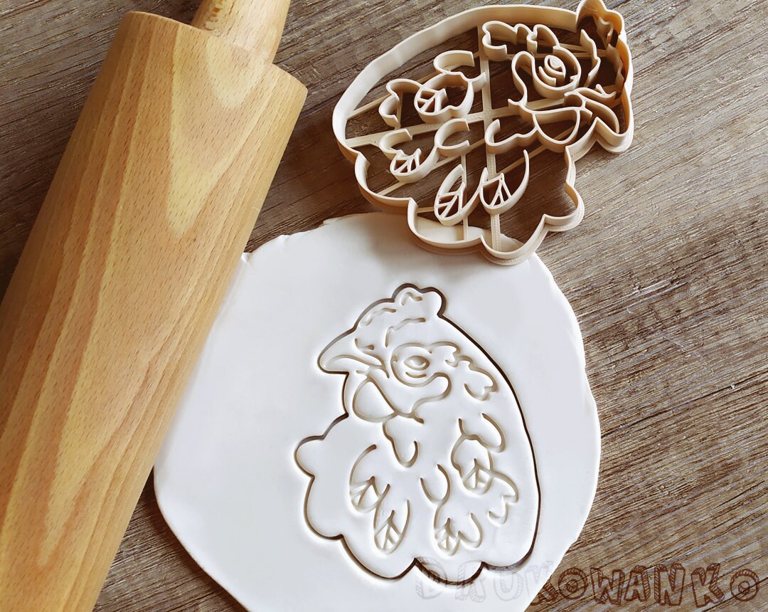Rooster Chicken Cookie Cutter Pastry Fondant Dough Biscuit - Etsy