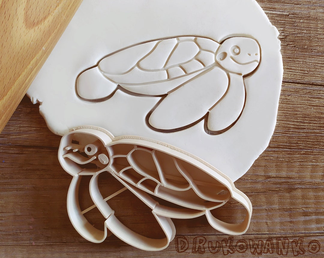 Happy Turtle Cookie Cutter Pastry Fondant Dough Biscuit - Etsy