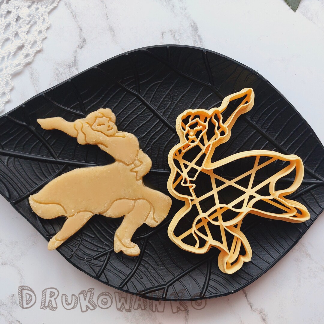 Dancing Woman Recital Big Dress Classic Cookie Cutter Pastry Fondant ...