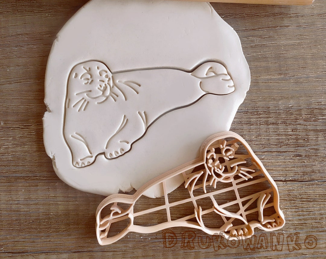 Seal Body Relaxing Sea Water Ocean Pet Animal Cookie Cutter Pastry ...