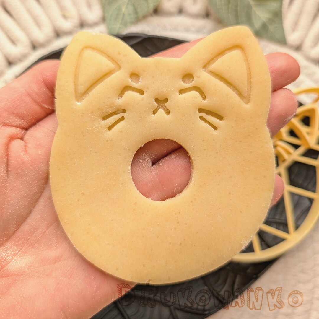 Cat Kitty Donut Sugar Sweet Sweets Cookie Cutter Pastry Fondant Dough ...