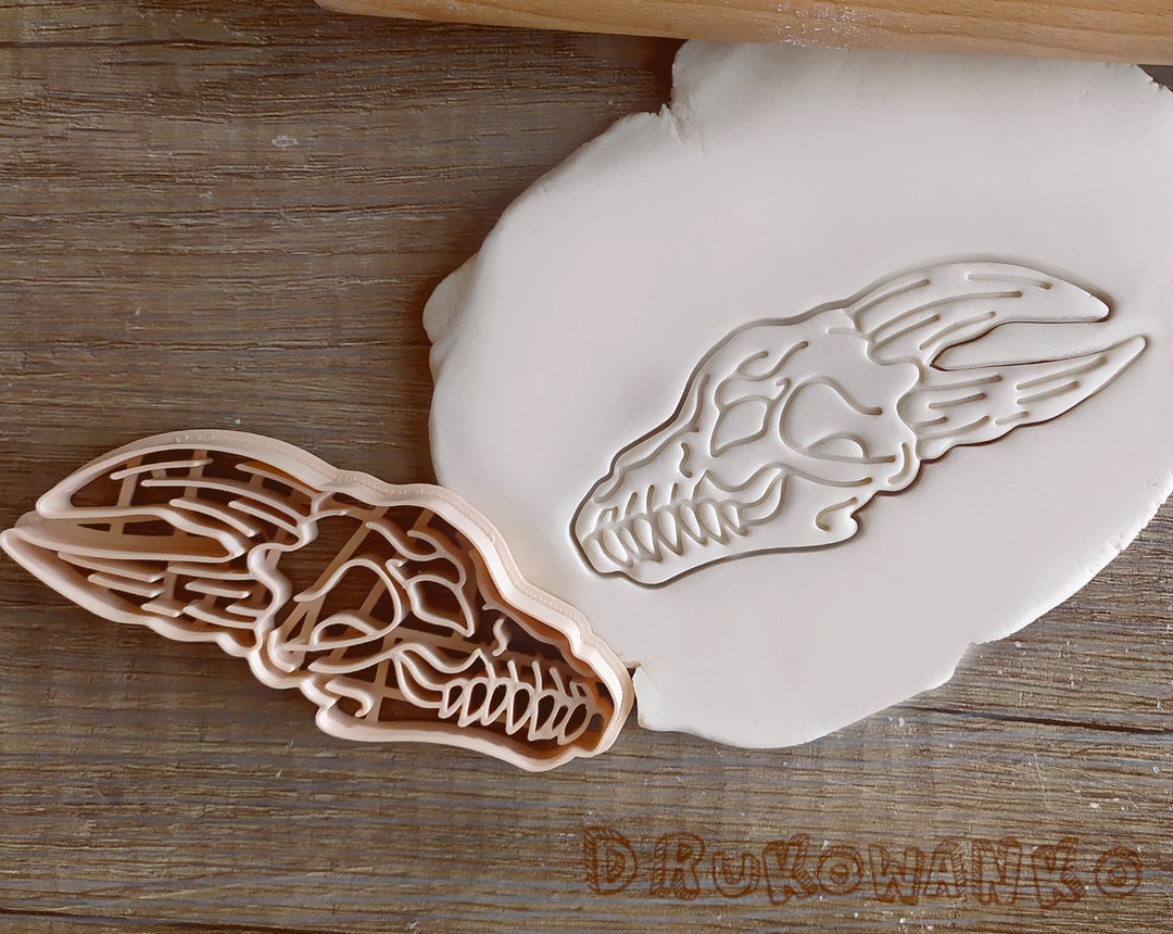 Dragon Skull Monster Creature Legend Mystic Magic Magical Cookie Cutter ...