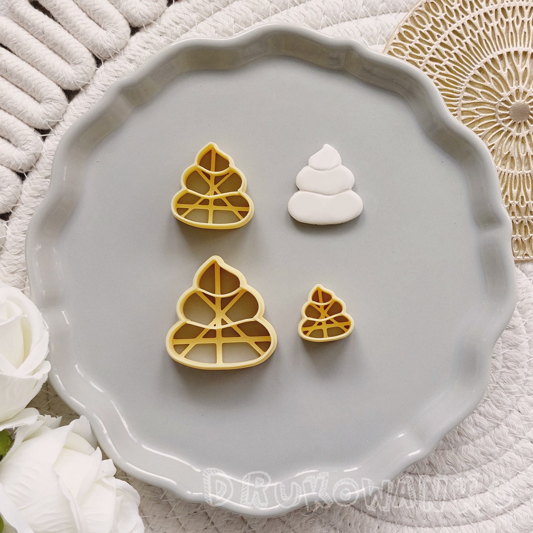 Shit Poo Comic Polymer Clay Cutter for Earring Jewelry Making Micro ...