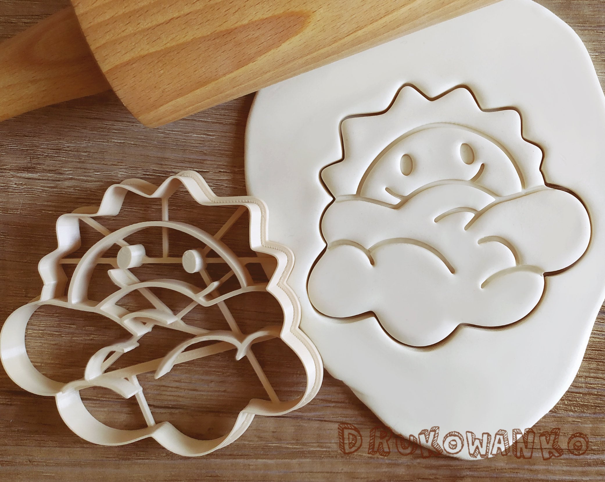 Sun Cloud Rain Weather Cookie Cutter Pastry Fondant Dough Biscuit - Etsy
