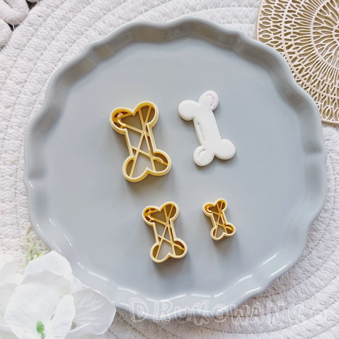 Bone Animal Magic Biology Body Science Polymer Clay Cutter for Earring ...