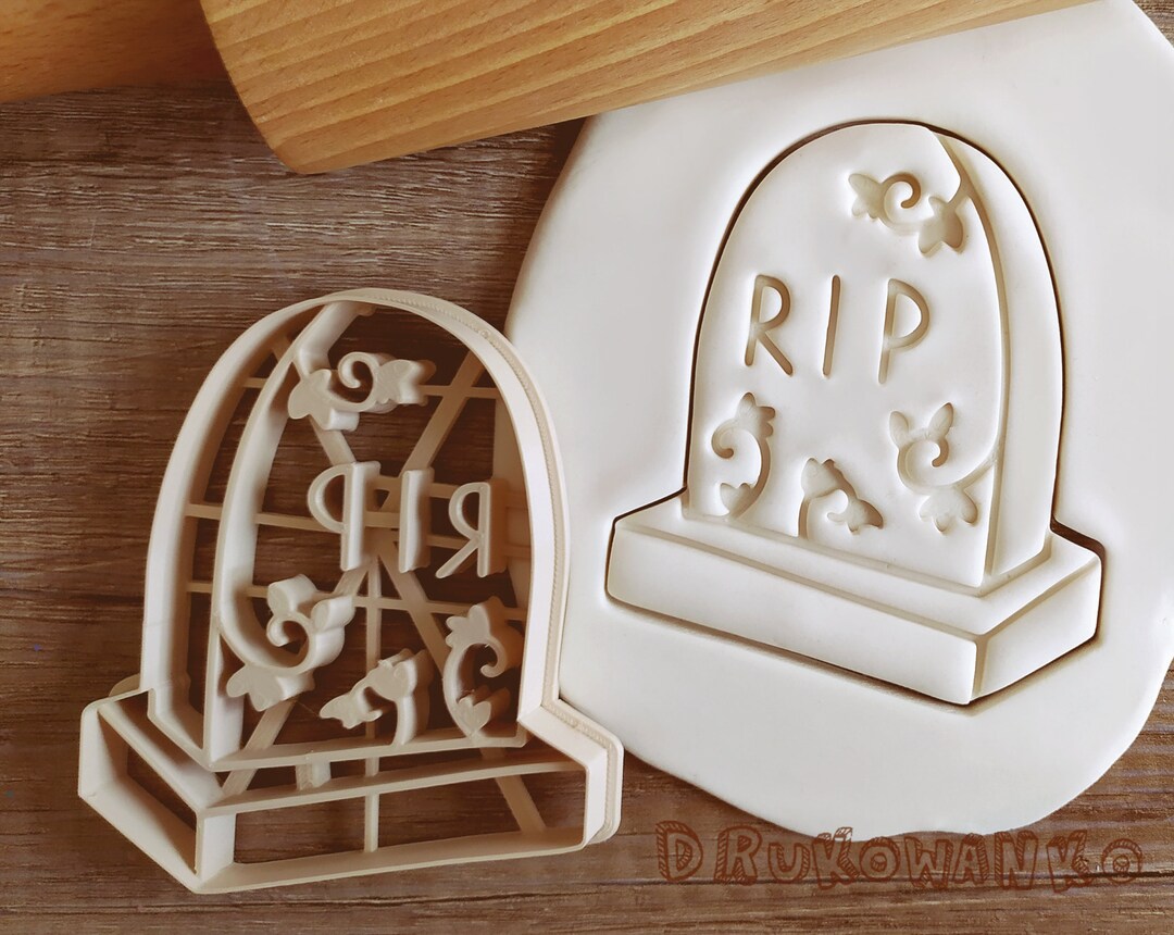 Halloween Grave Gravestone Tombstone Scary Ghosts RIP Cookie Cutter ...