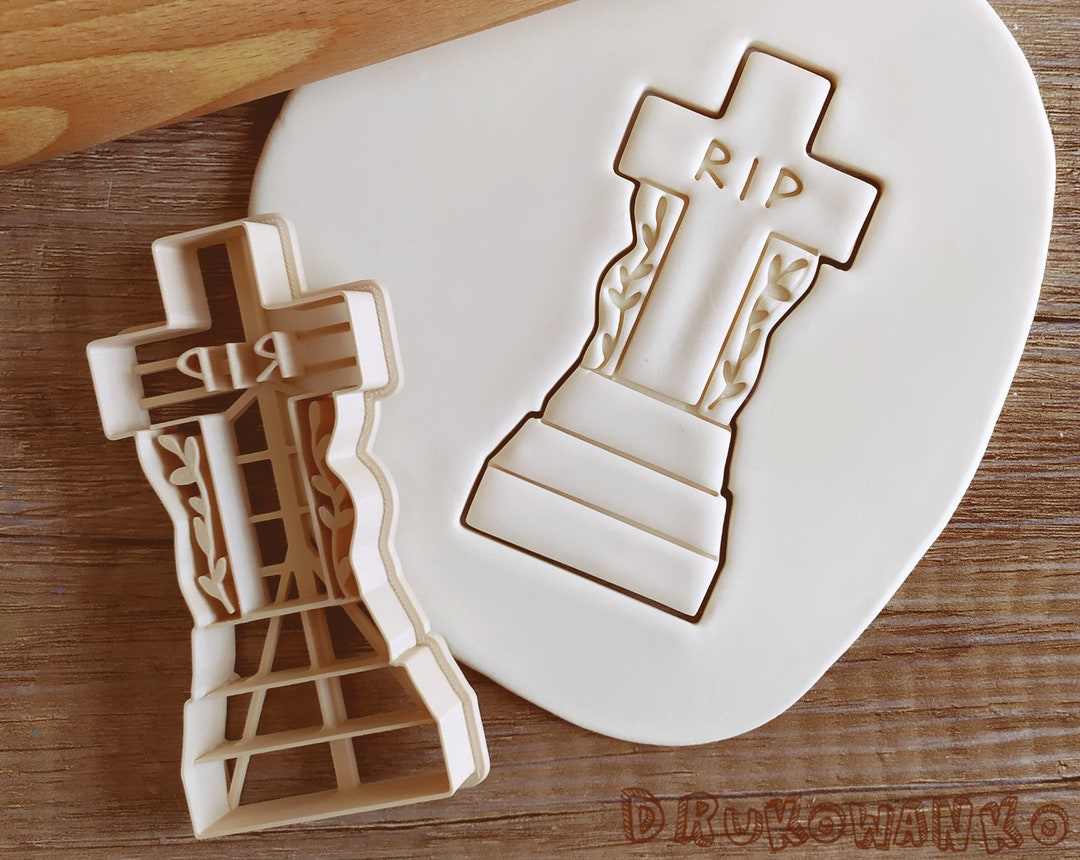 Halloween Grave Gravestone Cross Tombstone Scary Ghosts RIP Cookie ...