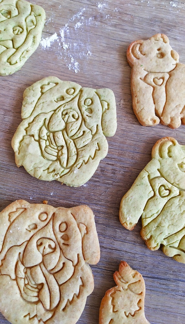 Set of Marmot Whistler Beaver Animal Animals Sweet Pet Cookie Cutter ...