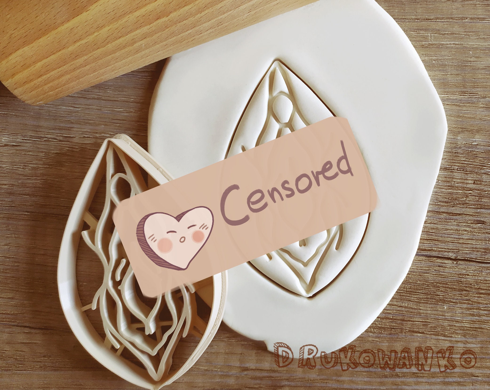 Vagina Cookie Cutter Sexual Vulva Penis Vagina Genitalia Etsy