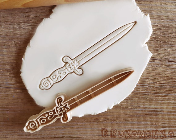 Dagger Sword Medieval Fantasy RPG Cookie Cutter Pastry Fondant | Etsy ...