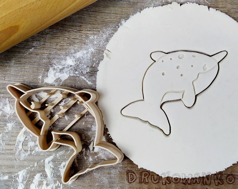 Whales and Sharks Cookie Cutter Pastry Fondant Dough Biscuit | Etsy