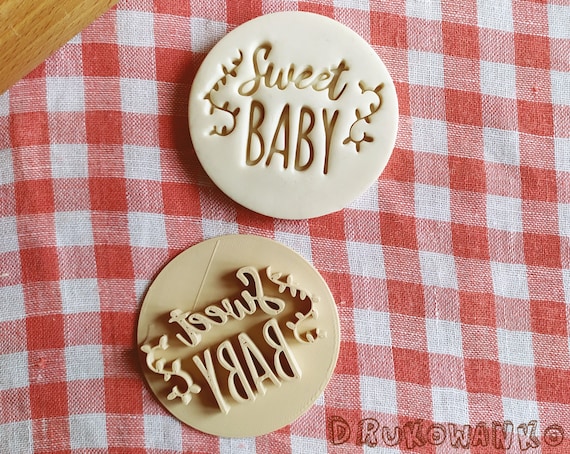 Sweet Baby Stamp Embosser Cookie Cutter Pastry Fondant Dough | Etsy