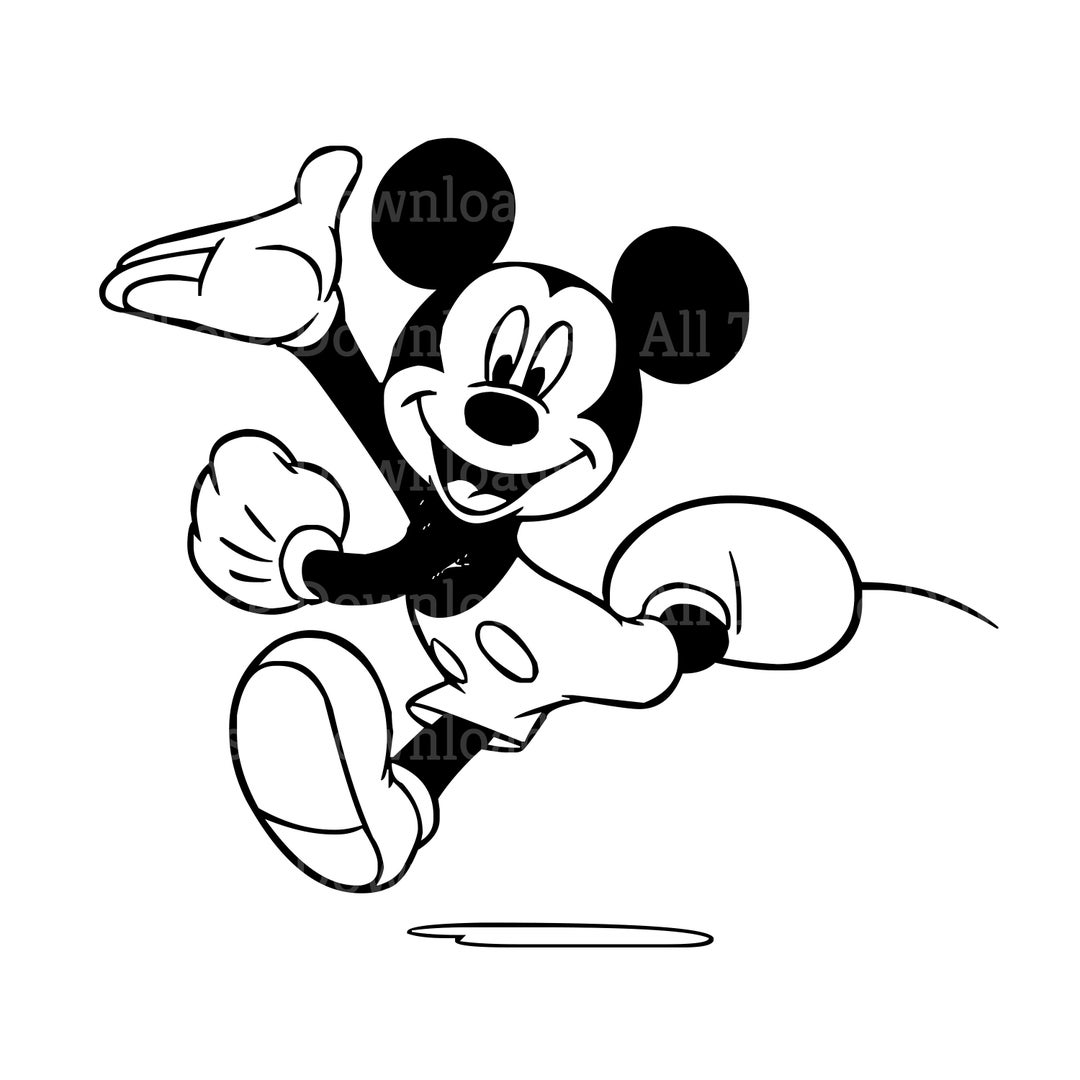 Excited Mickey Mouse Body Silhouette SVG Etsy excited-mickey-mouse-body-silhouette-svg-etsy