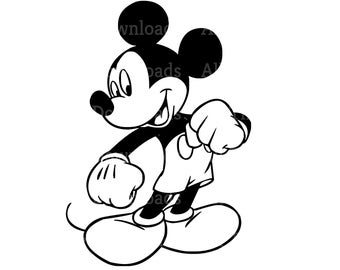 Mickey Mouse Full Body Svg - Etsy Singapore