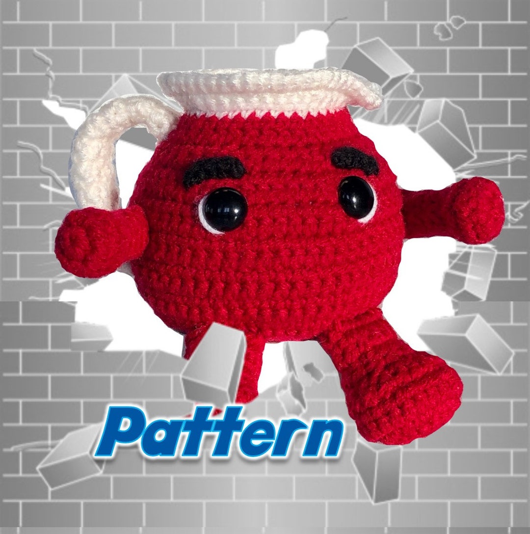 Juice Guy - Kool-aid Man Crochet Pattern - Etsy